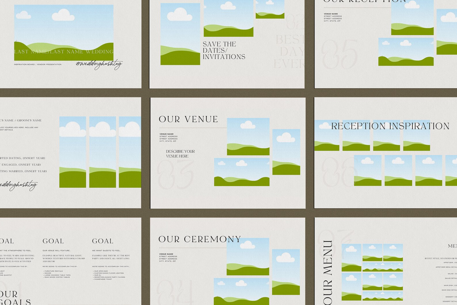 Wedding Style Guide, Vision + Vendor Presentation | Deluxe Tool - Etsy
