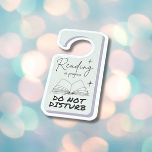 Reading in Progress, Funny, Decal, Sarcasm, Water Bottle Sticker ...