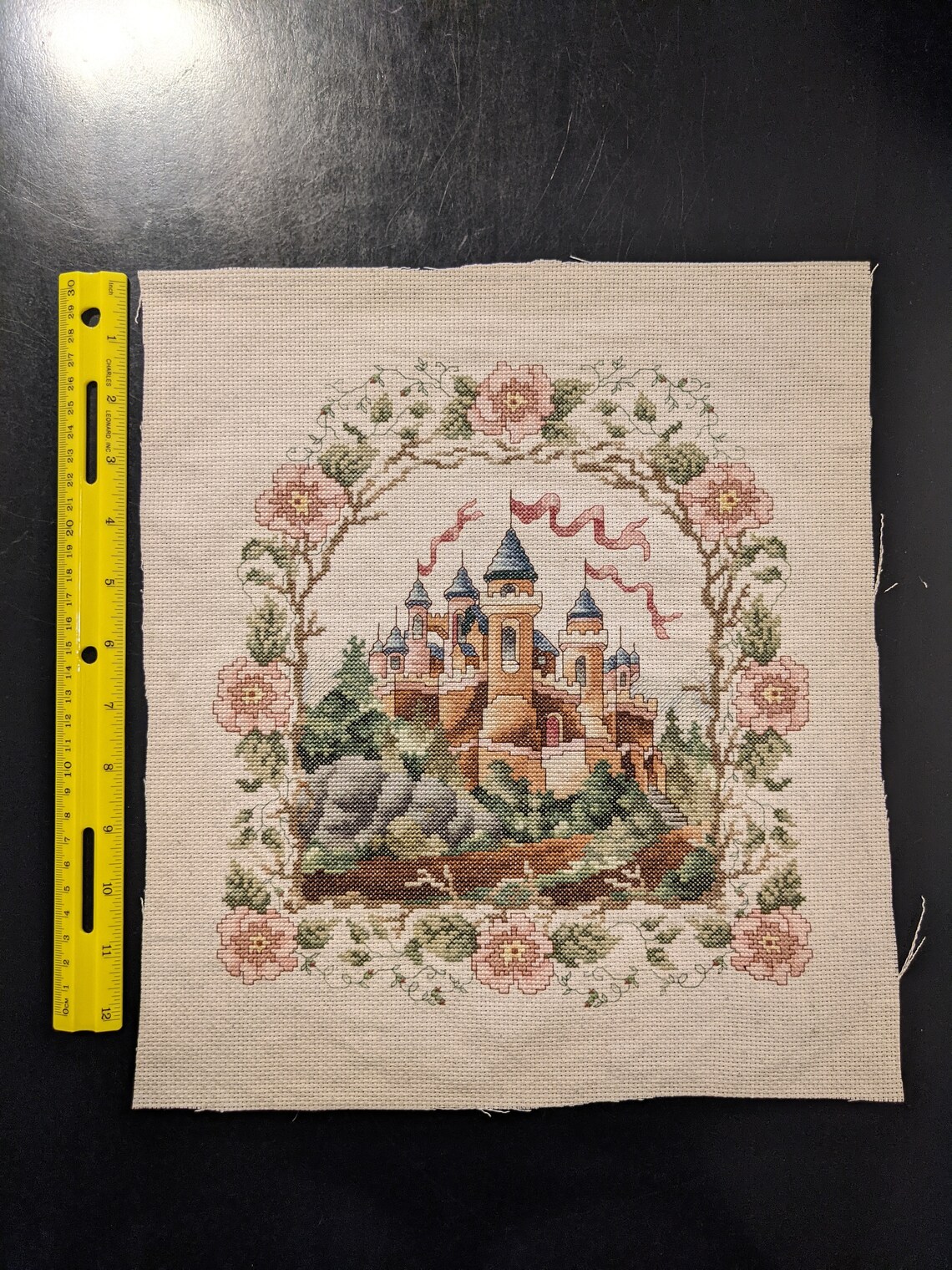 Castle Cross-stitch - Etsy