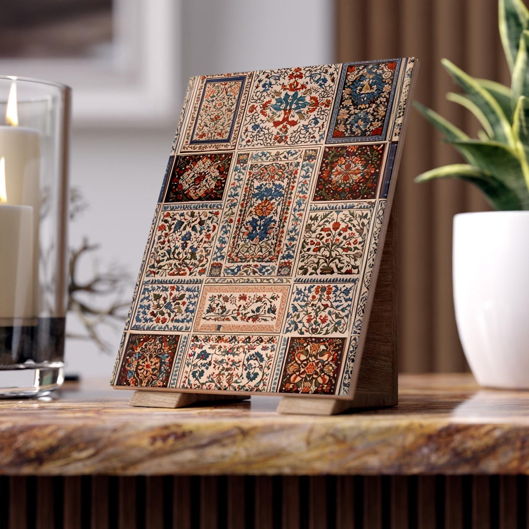 Palestinian Mosaic Art on Ceramic Tile, Free Palestine Decorative Tile ...