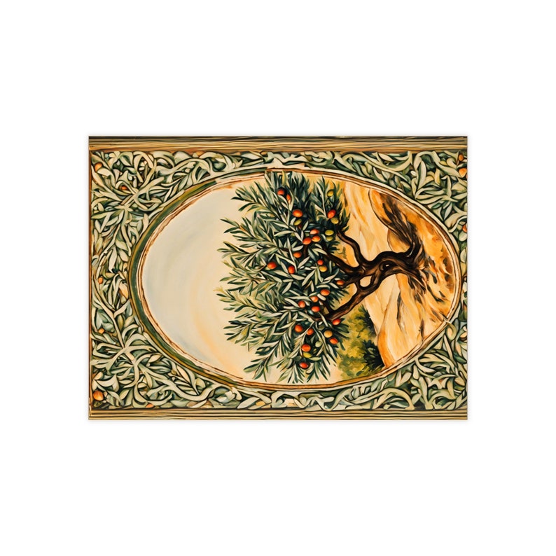 Palestine Olive Tree Ceramic Tile, Free Palestine Decorative Tile ...