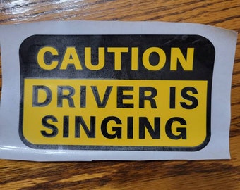 Caution Driver Asian - Etsy