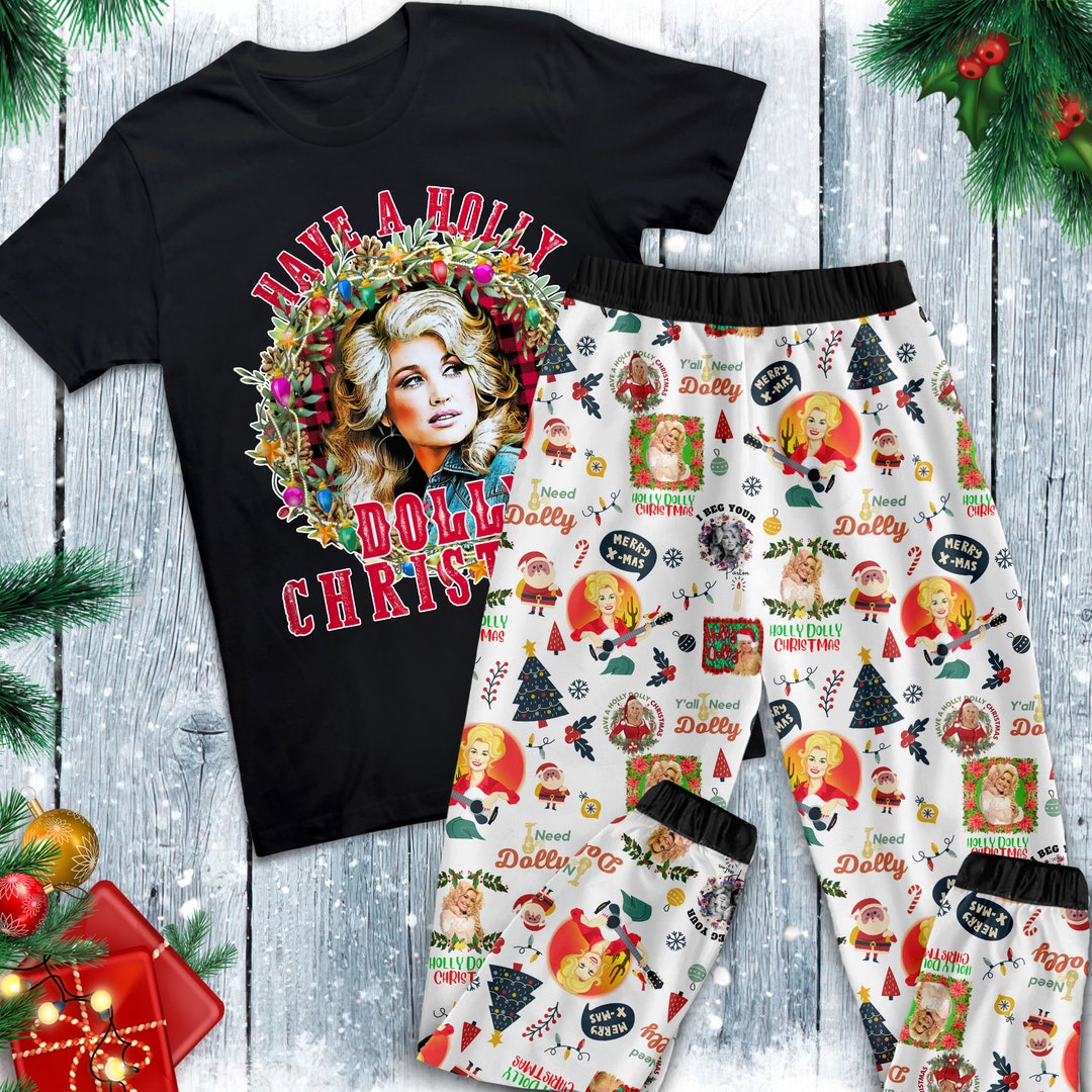 Dolly Parton Pajamas Set, Dolly Parton Personalized Family Pajamas ...