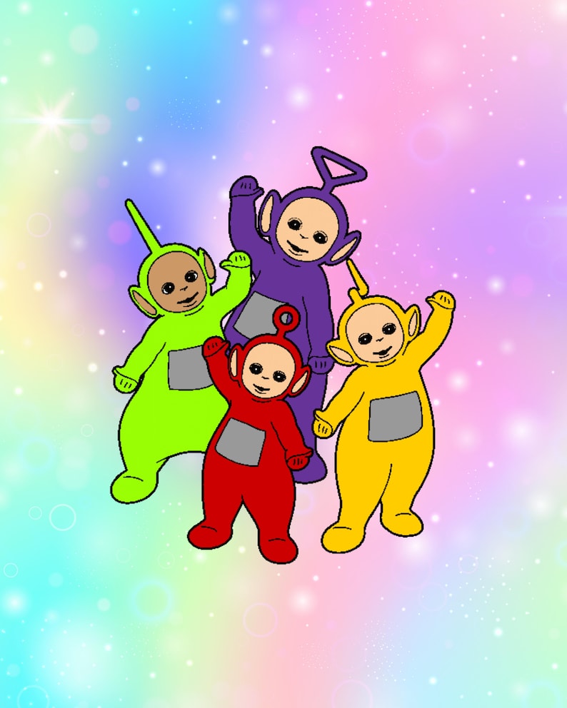 Cute Cartoon Teletubbies SVG Teletubbies Svg Png Kids Svg | Etsy