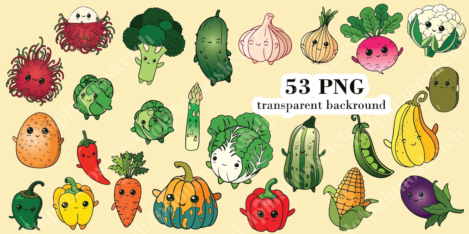 Cute Fruits Clipart, Fruits and Vegetables Clipart, Cute Fruit PNG ...