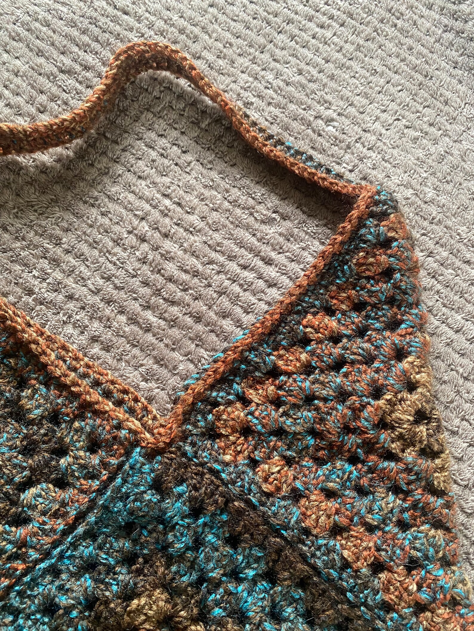 Marble Crochet Shoulder Bag - Etsy