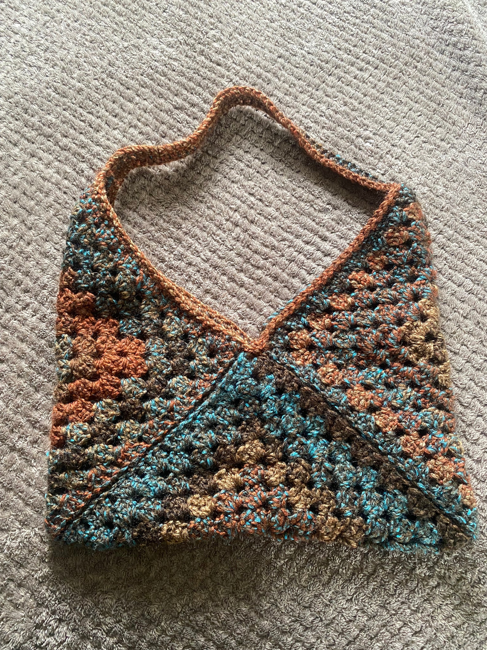 Marble Crochet Shoulder Bag - Etsy