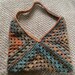 Marble Crochet Shoulder Bag - Etsy