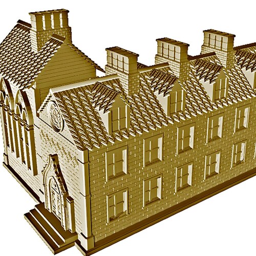 3D STL File Model House Residential Building 1 Wild West 3D - Etsy