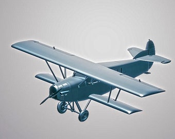 Airplane 3d Stl File - Etsy
