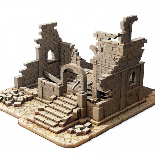 Stl Medieval Ruins - Etsy