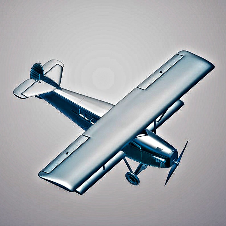 3D STL File Model Small Airplane for 3D Printing - Etsy