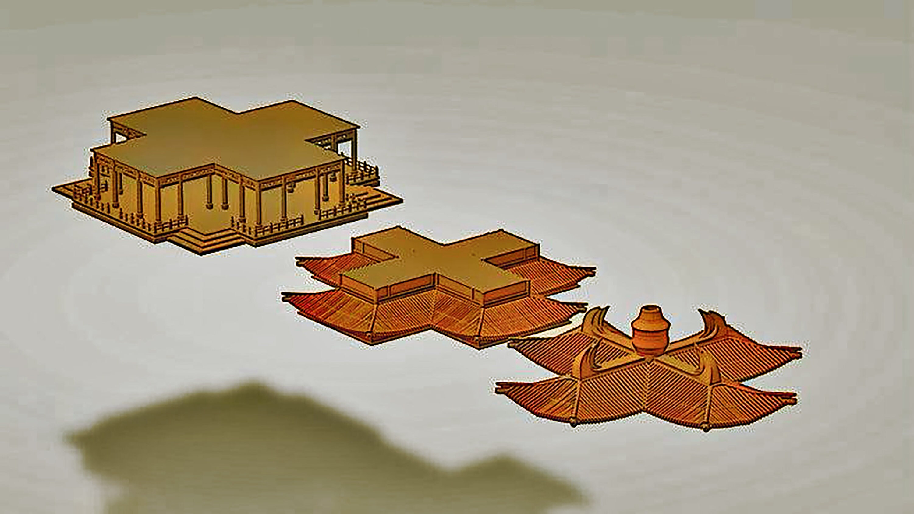 3D STL File Model Chinese Civilization Diorama Tabletop - Etsy