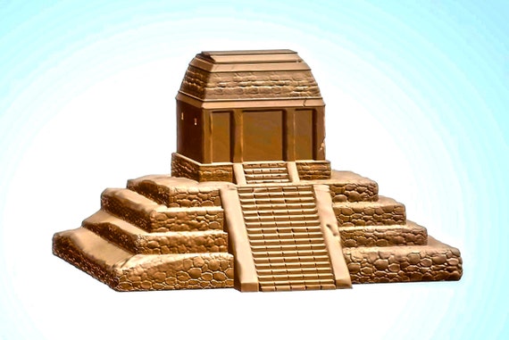 3D STL File Model Temple Maya for 3D Printing Diorama - Etsy