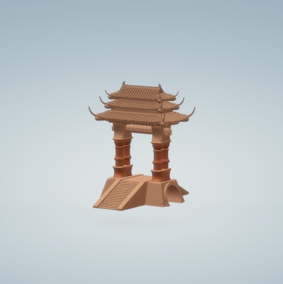 3D STL File Model Chinese Pagona, Diorama, Tabletop, Wargame for 3D ...