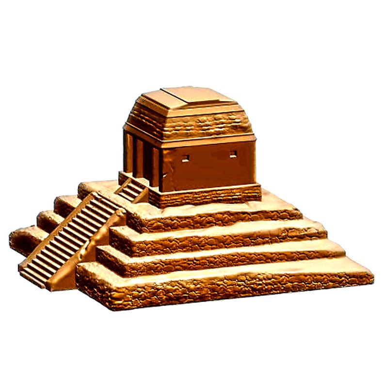 3D STL File Model Temple Maya for 3D Printing, Diorama, Tabletop 6,15mm ...