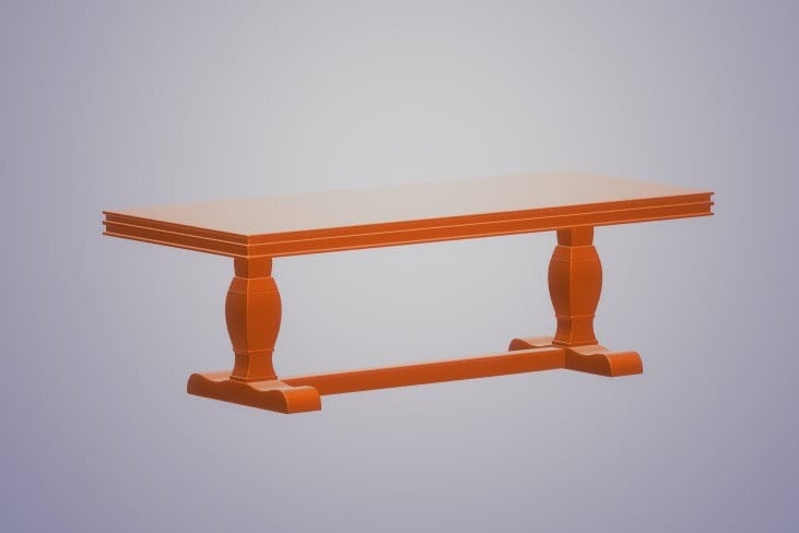 3D STL File Model Interior Decor Table 3D Printing Resin - Etsy