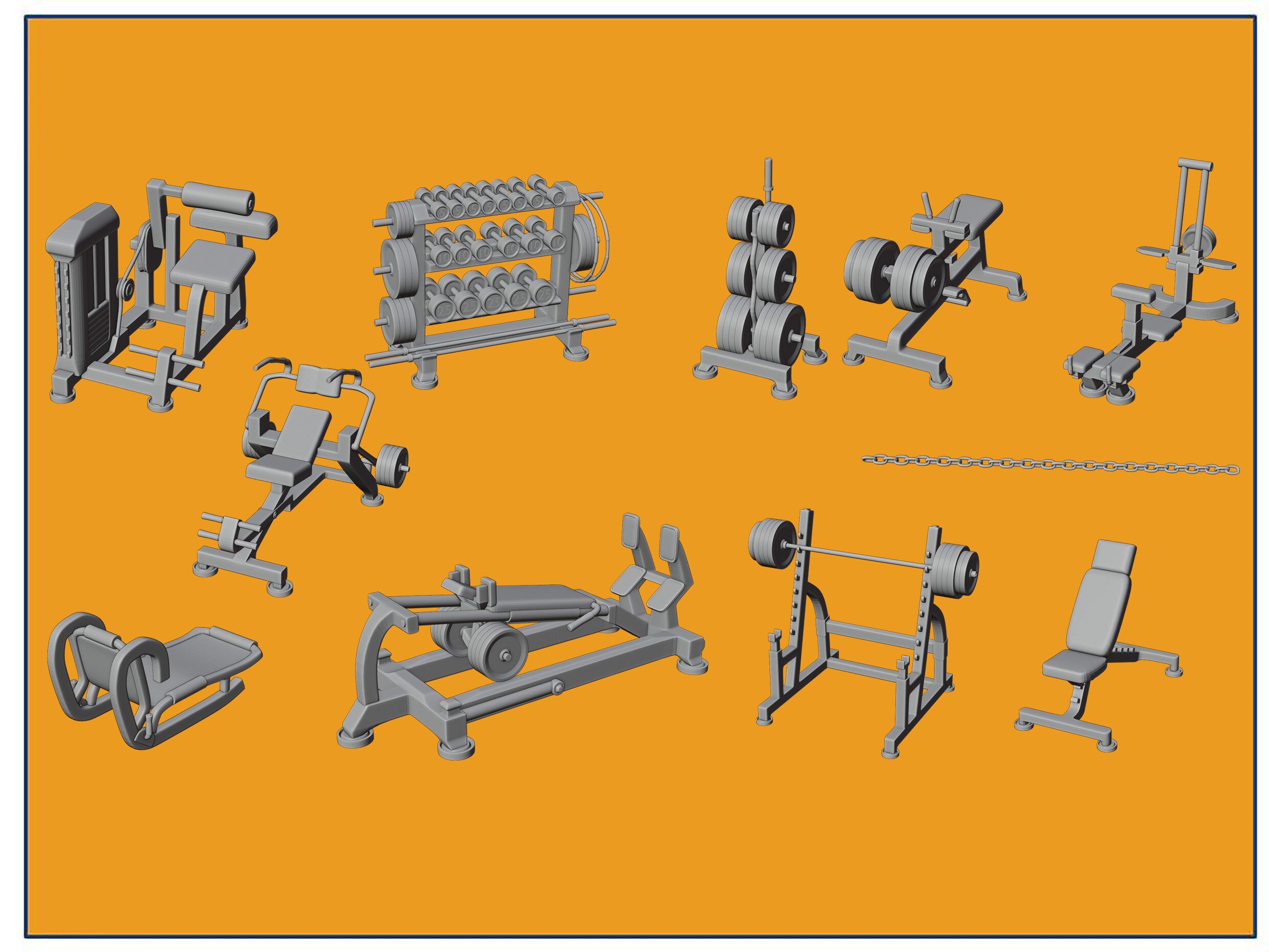 3D STL Files Models Sports Halls Equipment for 3D Printing | Etsy