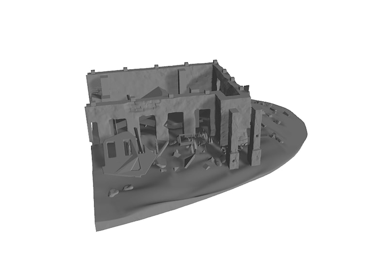 3D STL File Model Destroyed Building 3 for 3D Printing - Etsy