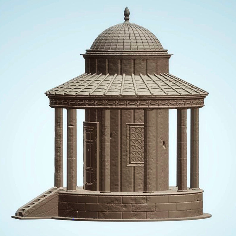 3D STL File Greek Temple for 3D Printing, Diorama - Etsy UK