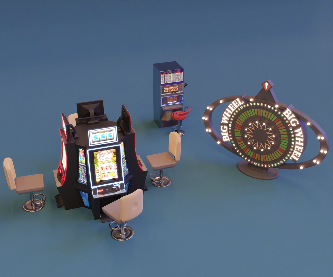 3D STL Files Models Interior Casino for 3D Printing Resin | Etsy