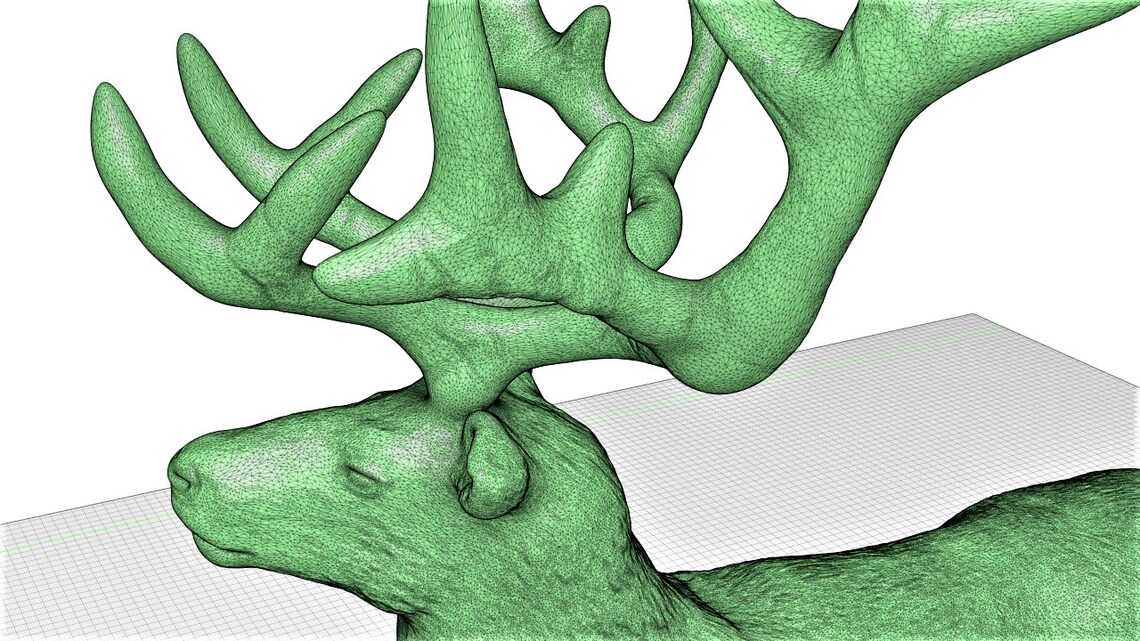 3D STL File Model Deer Diorama for 3D Printer - Etsy