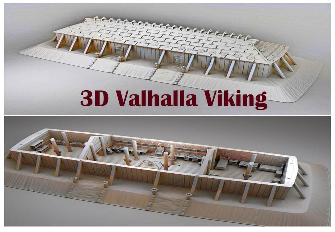 3D STL Files Model Valhalla Viking for 3D Printing - Etsy