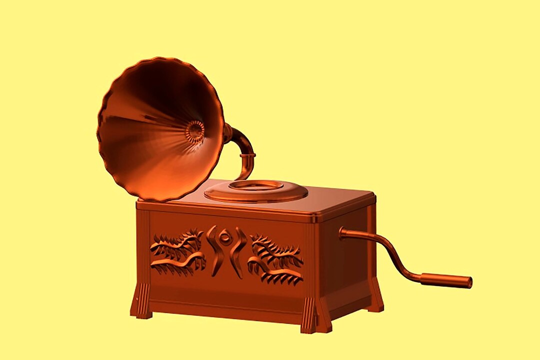 3D STL File Model Interior Decor Retro Player 3D Printing Resin - Etsy