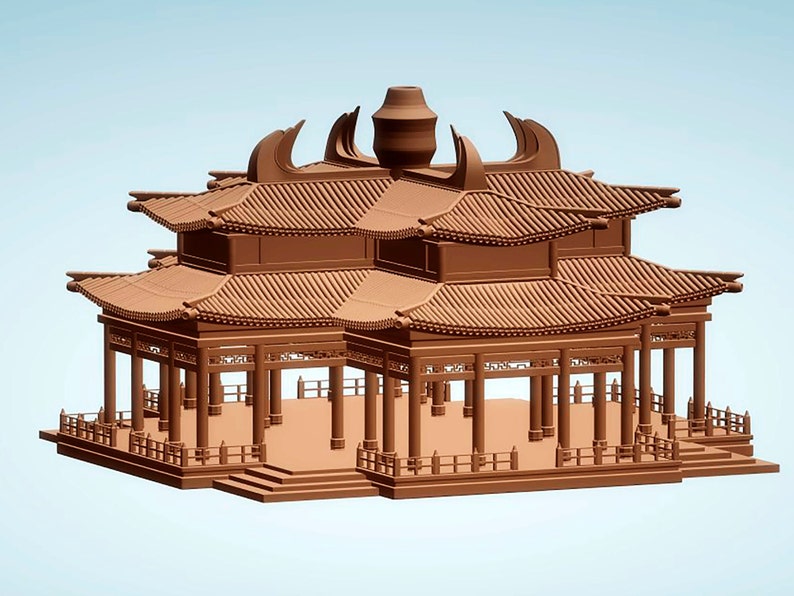 3D STL File Model Chinese Civilization, Diorama, Tabletop, Wargame for ...