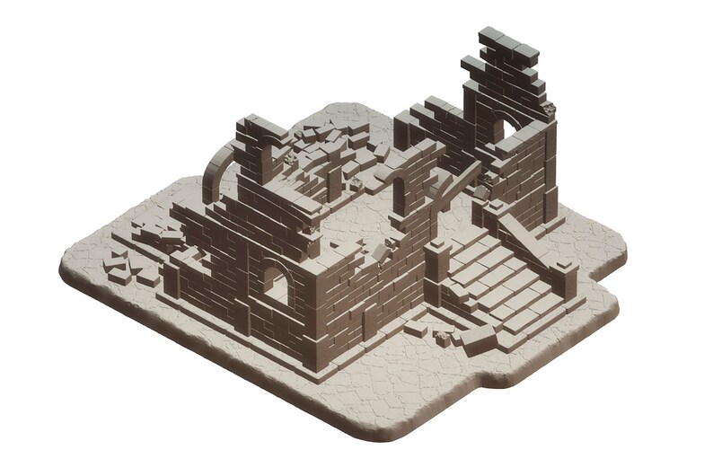 3D STL File Model Medieval Word Ruins 1 for 3D Printing - Etsy