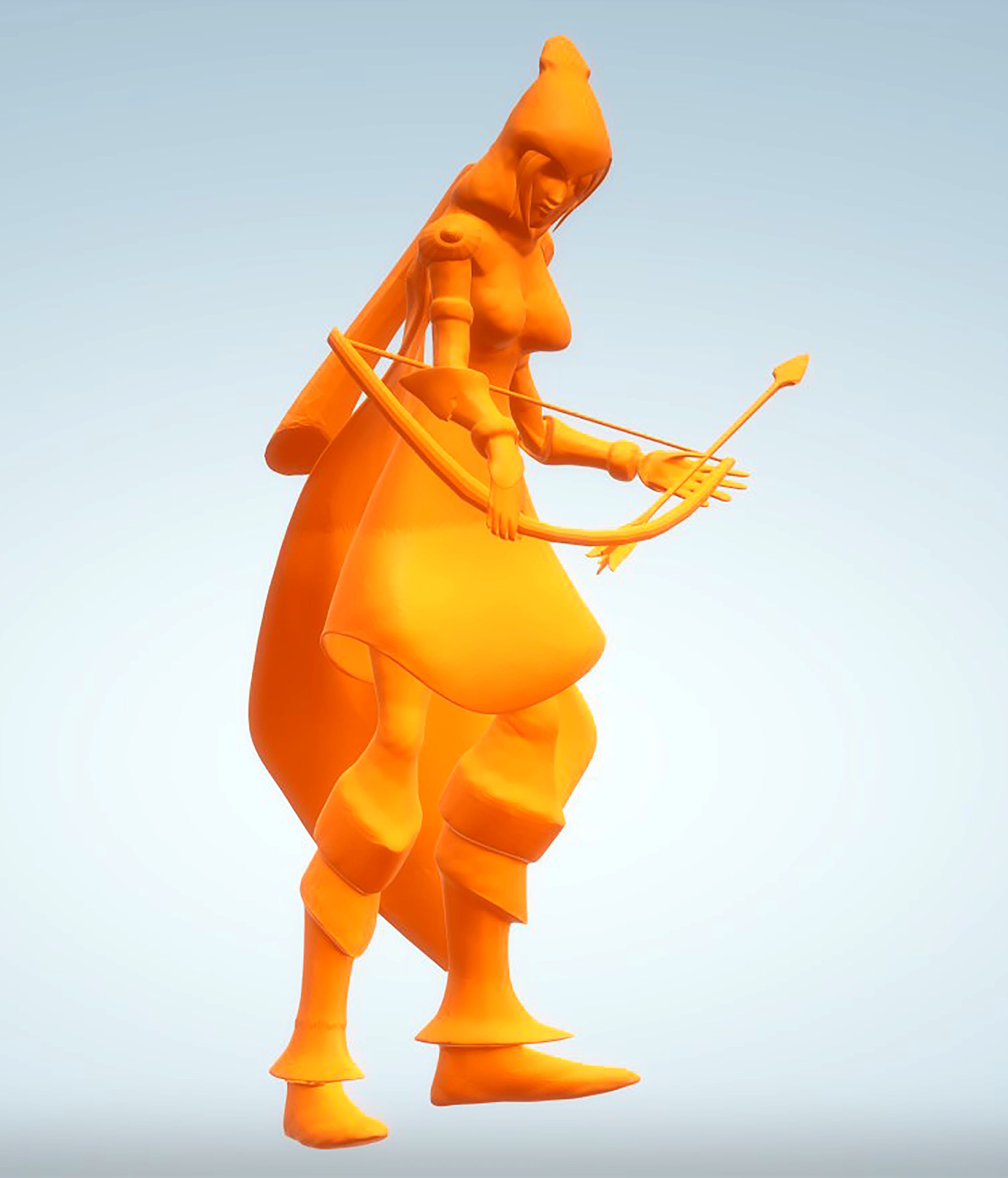 3D STL Files Models 5 Archers for Resin 3D Printing - Etsy
