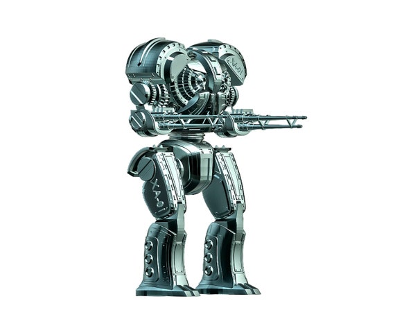 3D STL File Cherburator Robot Wargaming Tabletop - Etsy