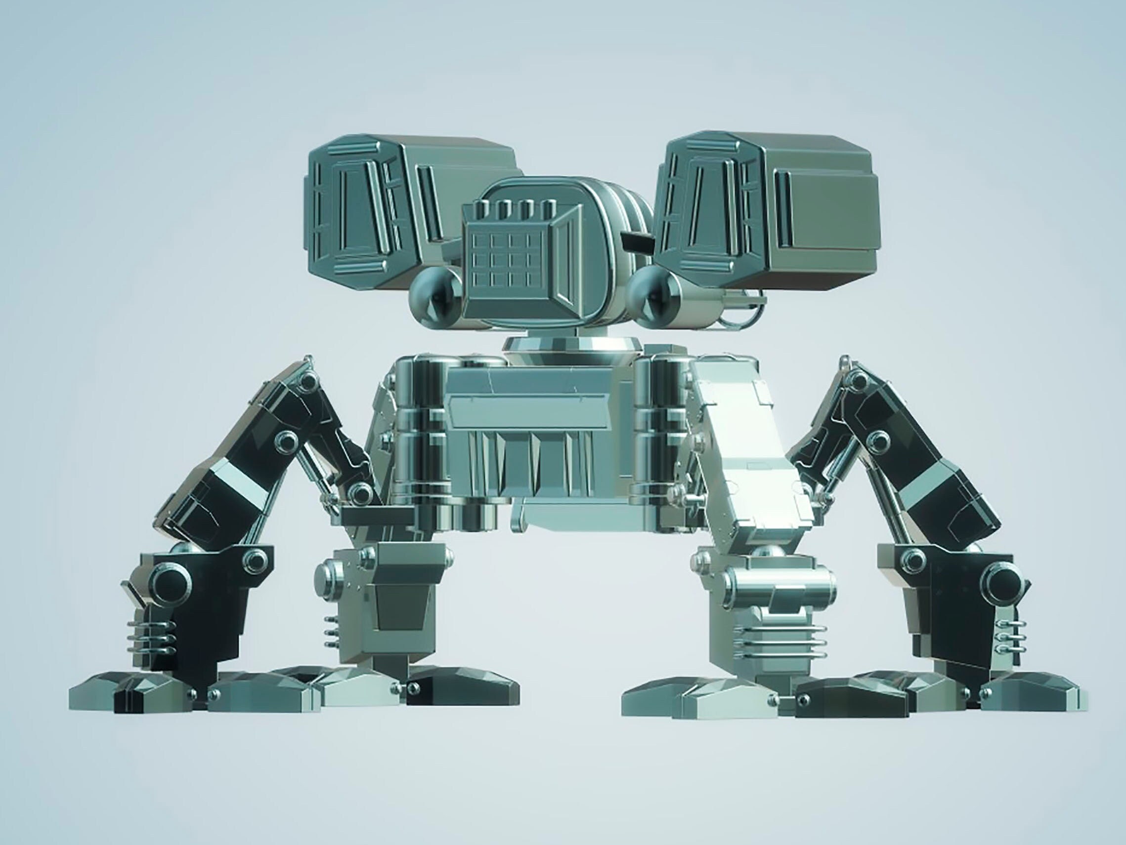 3D STL File Robot War, Wargaming , Tabletop , Battletech, Mechwarrior ...