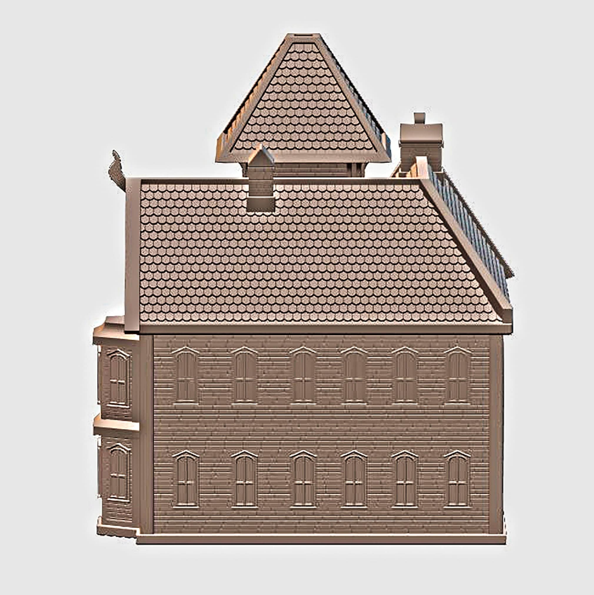 3D STL File Model Ghotic Sweet Home for 3D Printing - Etsy