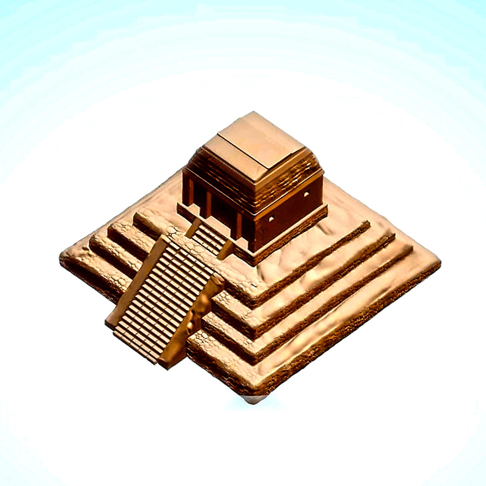 3D STL File Model Temple Maya for 3D Printing Diorama - Etsy