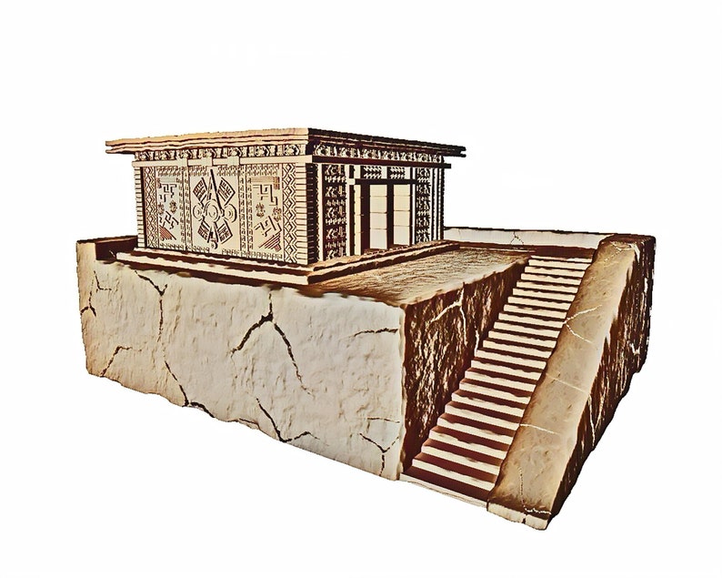 3D STL File Model Temple Maya for 3D Printing, Diorama, Tabletop for 3D ...