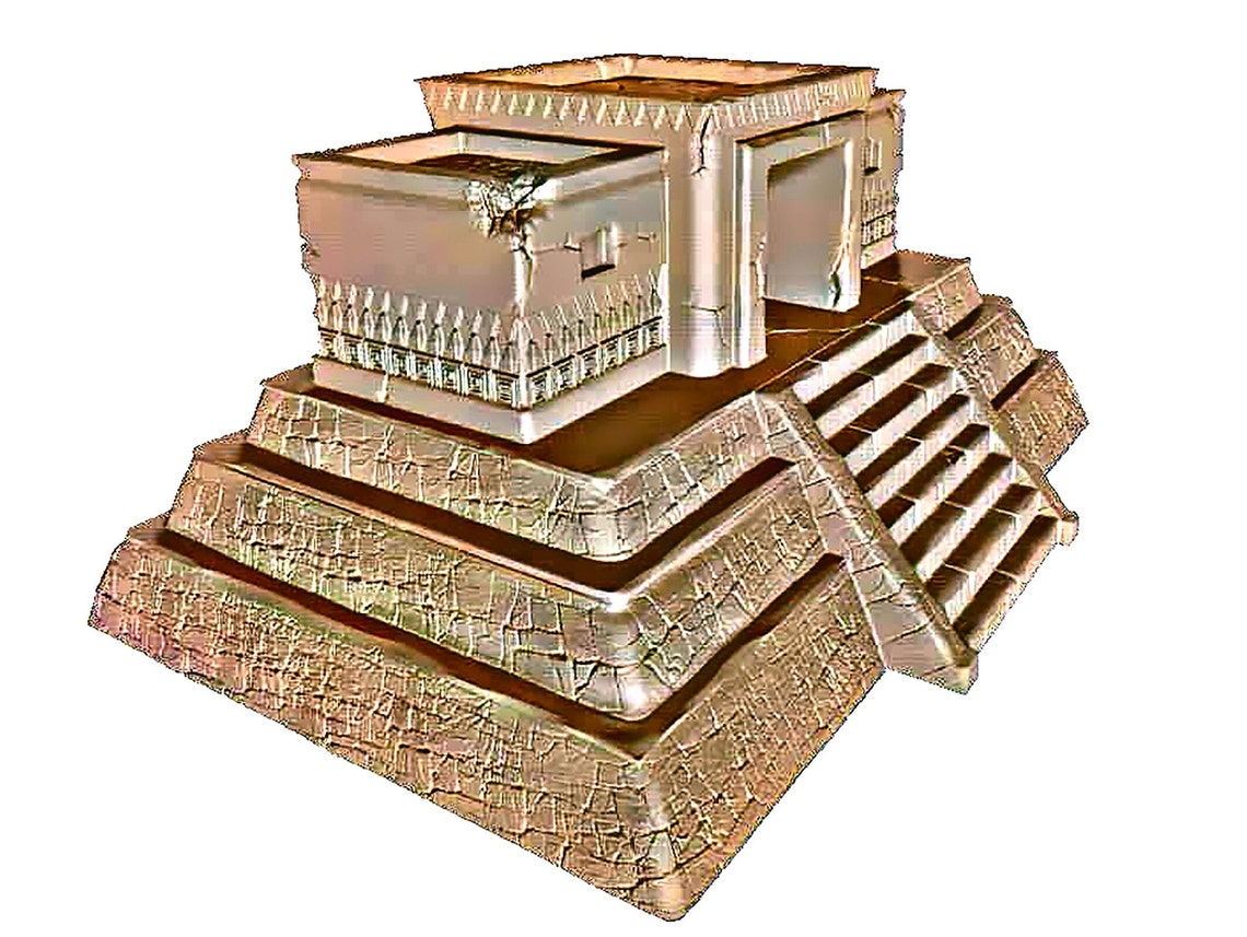 3D STL File Model Temple Maya for 3D Printing Diorama - Etsy