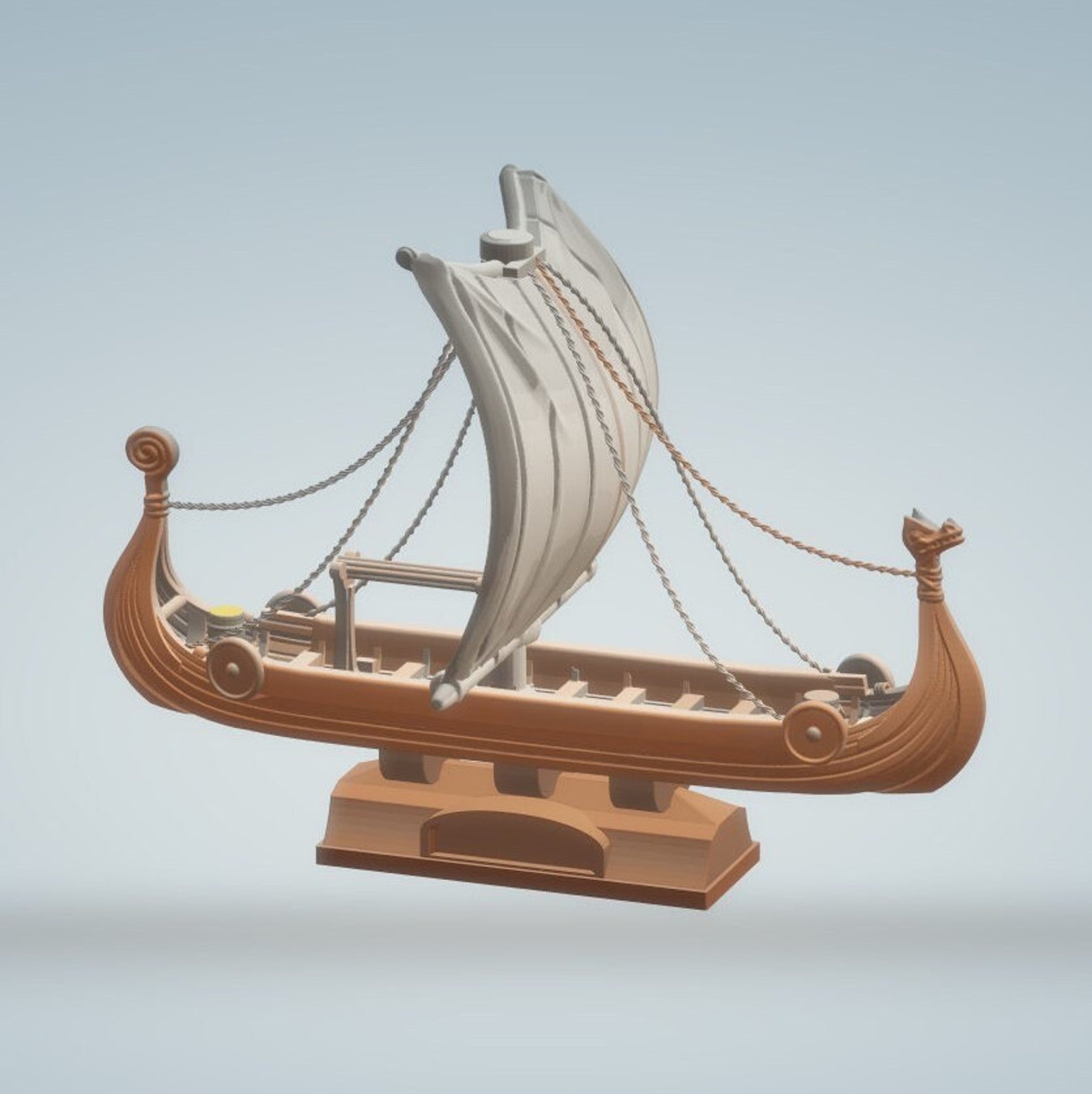 3D STL File Model Viking Drakkar for 3D Printing - Etsy
