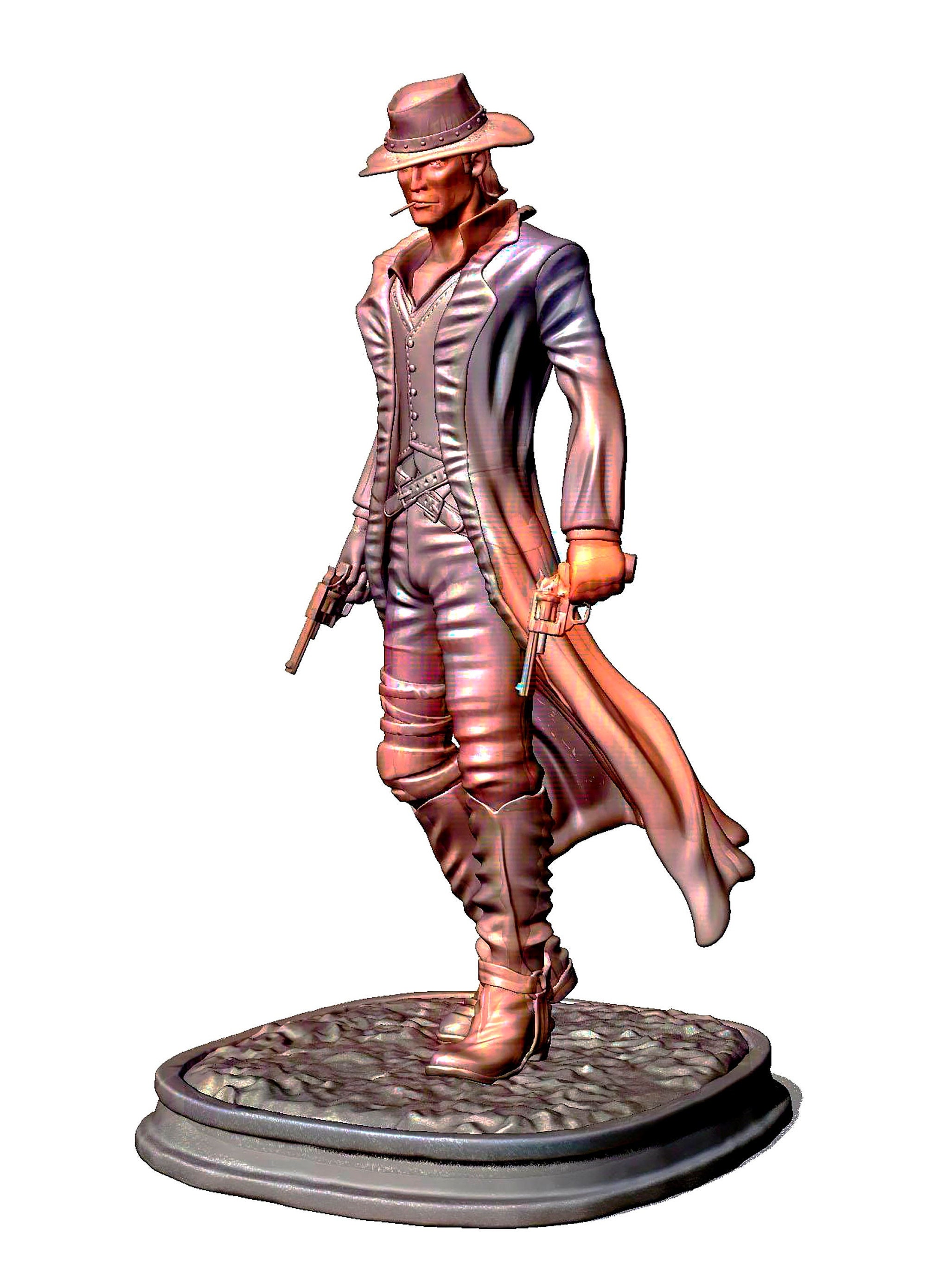 3D STL File Model Lone Conwoy Wild West 3D Printing - Etsy