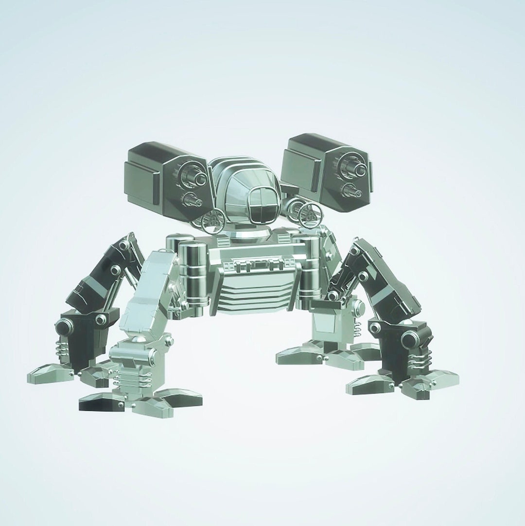 3D STL File Robot War, Wargaming , Tabletop , Battletech, Mechwarrior ...