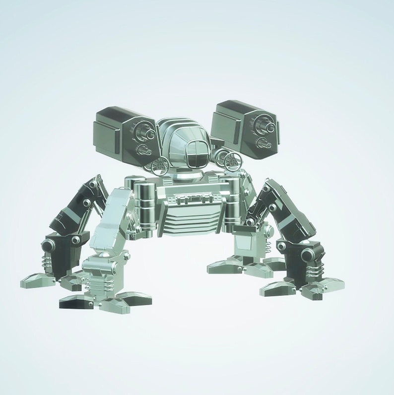 3D STL File Robot War, Wargaming , Tabletop , Battletech, Mechwarrior ...