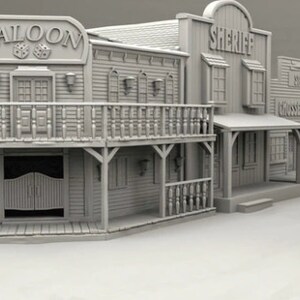 3D STL File Model Wild West for 3D Printing - Etsy