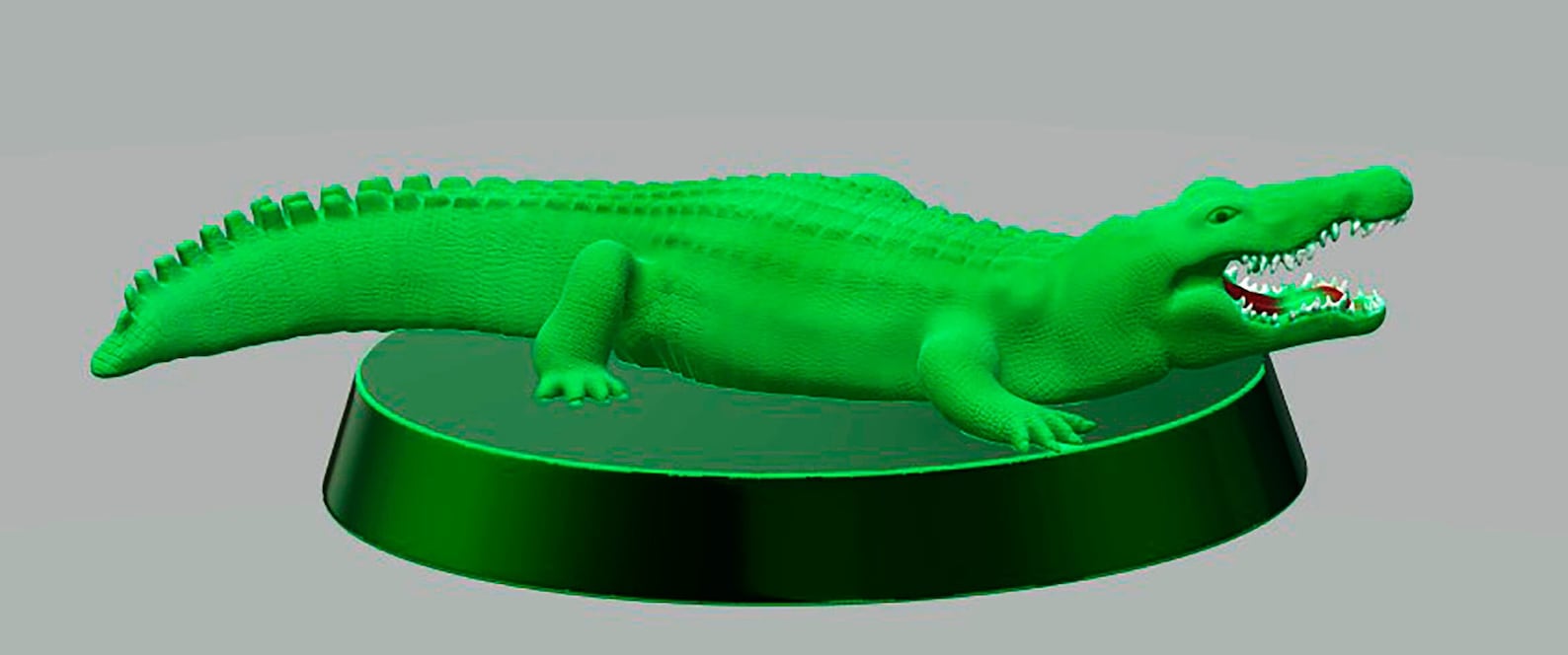3D STL File Model Crocodile Diorama for 3D Printer - Etsy Singapore