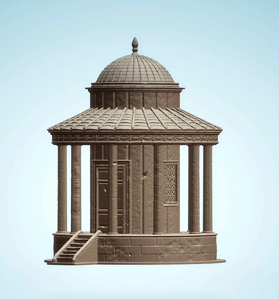3D STL File Greek Temple for 3D Printing, Diorama - Etsy