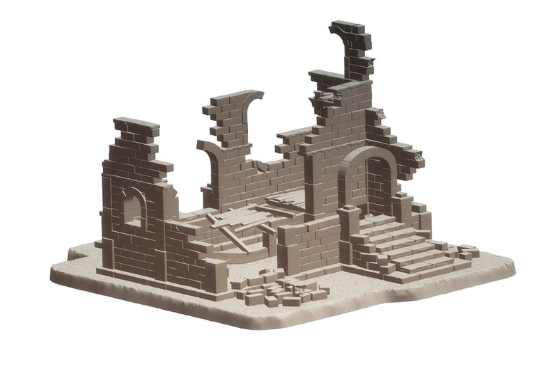3D STL File Model Medieval Word Ruins 1 for 3D Printing - Etsy