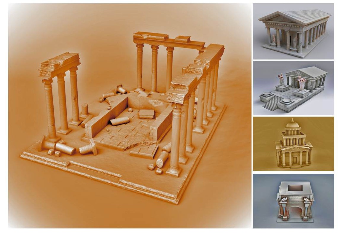 3D STL Files Model Greek Architecture for 3D Printing - Etsy