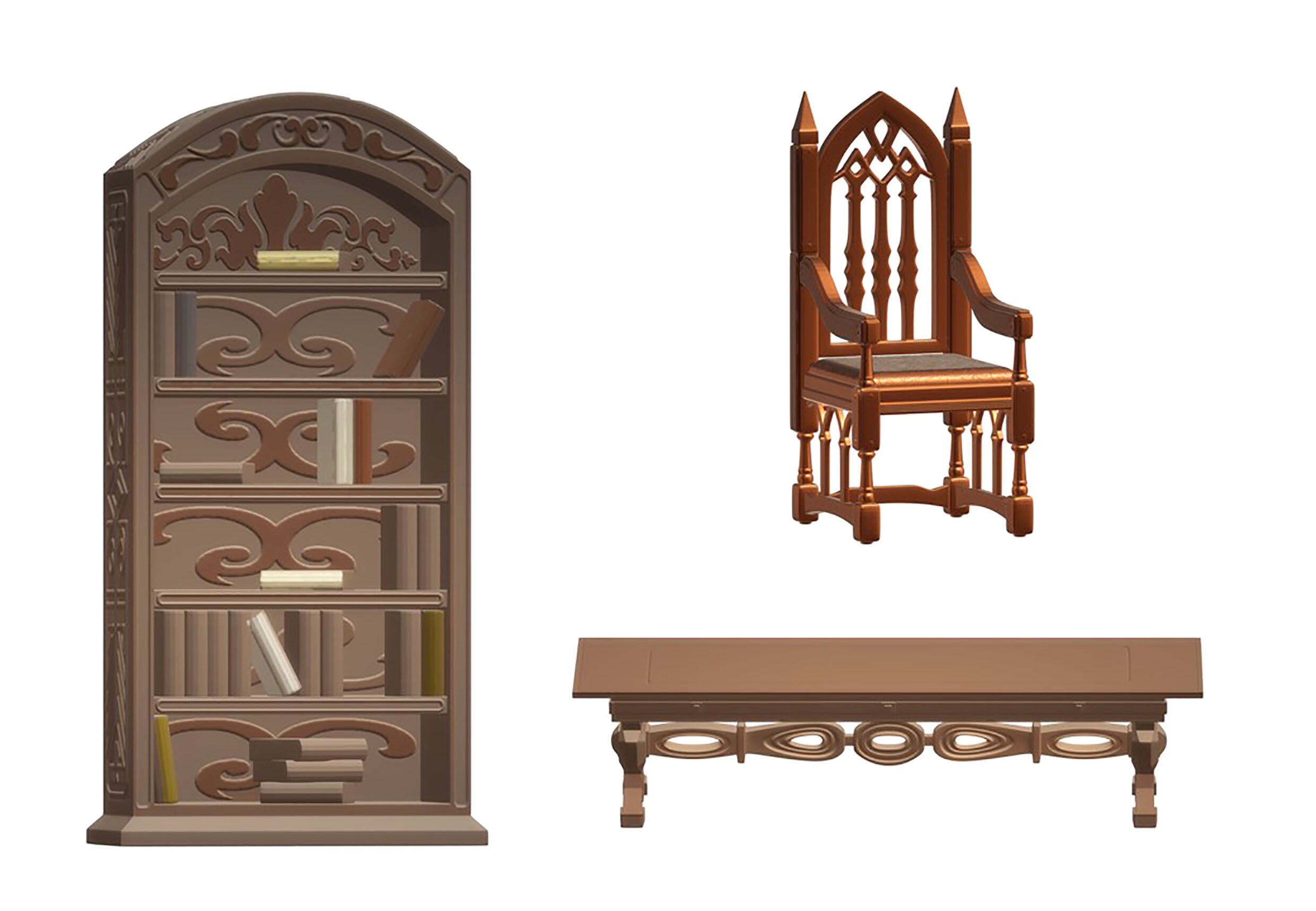 3D STL Files Models Interior Decor Retro II for 3D Printing Resin - Etsy UK