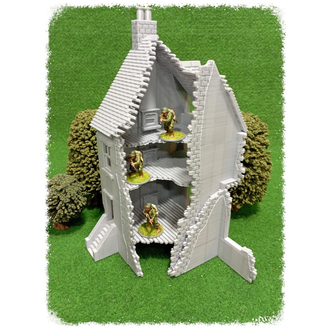Ramelle House 02 STL – 3D Printable Tabletop Terrain - Etsy