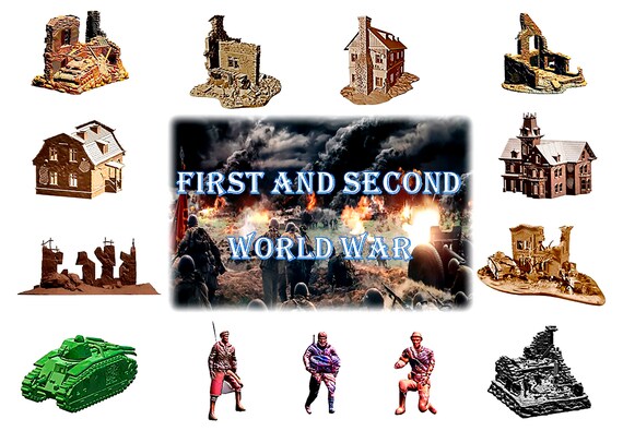 3D STL Files Model World War Collection 3D Printing - Etsy UK