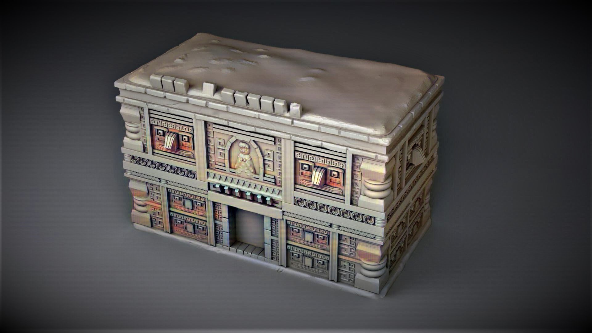 STL Temple Maya for 3D Printing diorama tabletop 615mm | Etsy